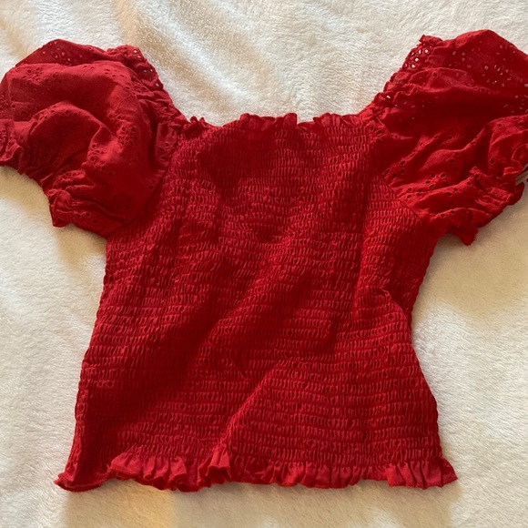 SHEIN | Tops | Shein Cute Red Top | Poshmark